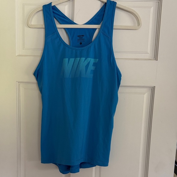 Nike | Tops | Nike Womens Vibrant Blue Tank Top | Poshmark